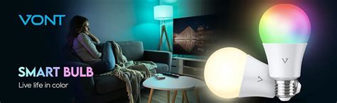 Vont Smart Light Bulbs 2 Pack Wifi 24ghz And Bluetooth 50