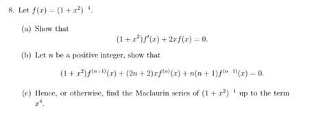 Solved Let F X 1 X2 −1 A Show That