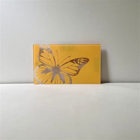 Monarch Butterfly Glass Wall Art Decor Window Pane Decal Wall Hanging