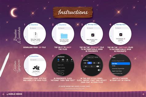 Vintage Lettering Toolkit For Procreate — Aurelie Maron