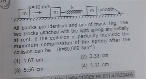 All Blocks Are Identical And Are Of Mass 1mathrm Kg The Two Blocks Attac