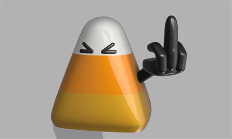 Fu Candy Corn For Those Who Love Hate Candy Corn 3d Model By
