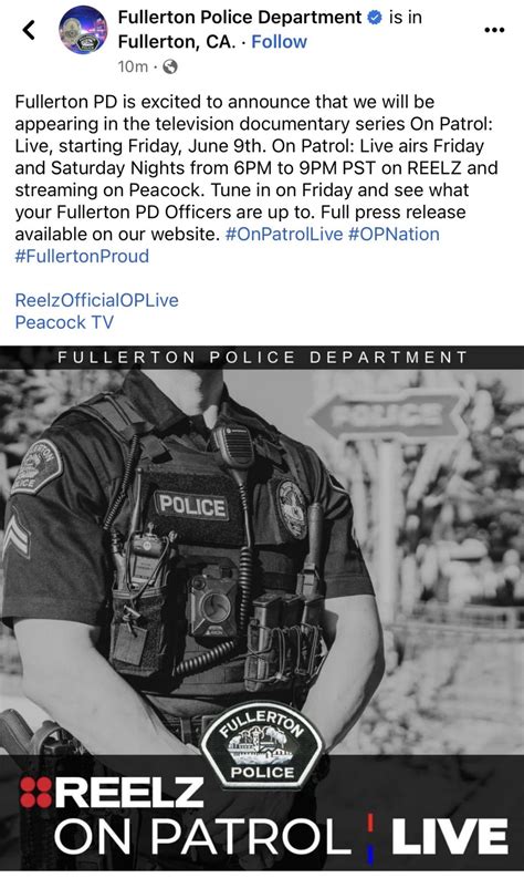 On Patrol Live • Community On Twitter 🚨new Department🚨nnhere It
