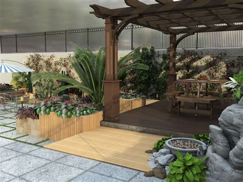 حیاط دروس دکوراسیون داخلی و معماری آرکا نوژا