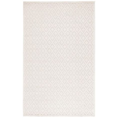 Safavieh Martha Stewart Ivory 5 Ft X 8 Ft Diamond High Low Area Rug