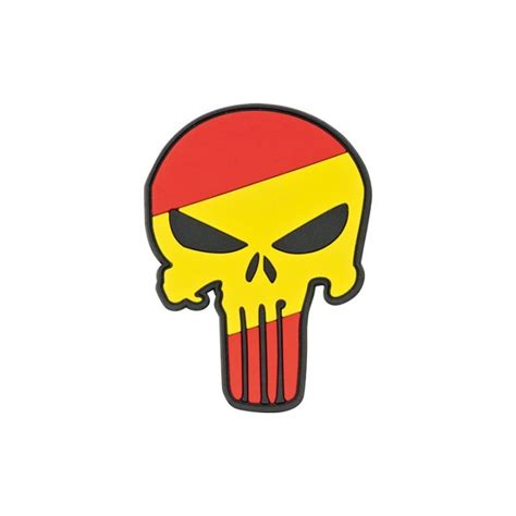 Parche PVC Calavera Punisher color España