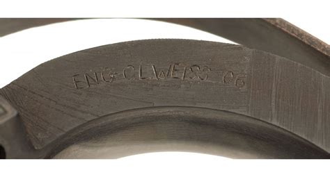 Charles Weiss Master Engraved Cased Gold Inlaid Consecutively Serial