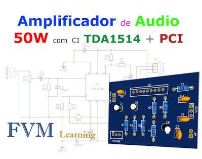 Amplificador compacto e simples de montar que utiliza o Circuito ...
