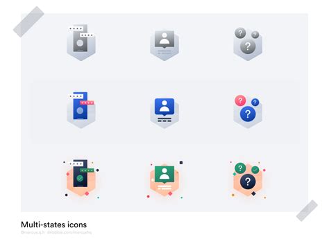 Multi States Icon By Marcus Hoang 🏀 On Dribbble