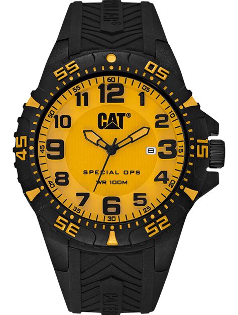 Explore Cat Special Ops 2 Yellow Black Watches Robust Style