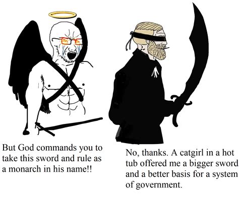 Virgin Divine Right Vs Chad Strange Yokai Lying In Tubs R Worldjerking