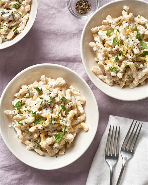 Recipe Lemony Ricotta Pasta With Basil Kitchn