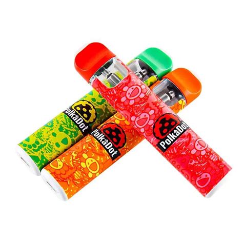 Polkadot 1ml Disposable Vape Pen Empty Vape Device With Preheat