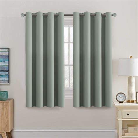Hversailtex Black Blackout Curtains For Kitchen Noise Reducing