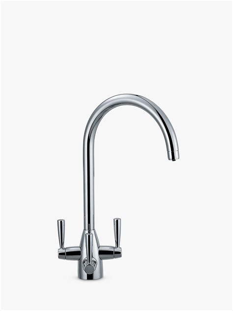 Franke Doric Filter Flow 3 Lever Kitchen Tap Chrome