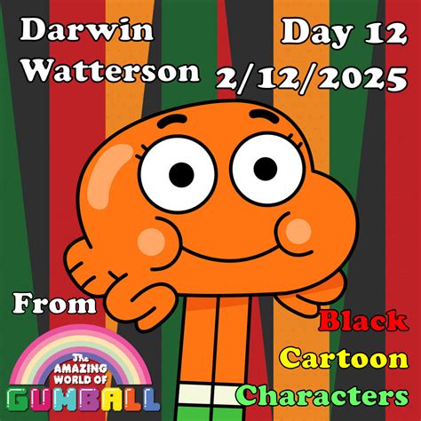 Black Cartoon Characters Day 12 Darwin Watterson By Peytonauz1999 On Deviantart