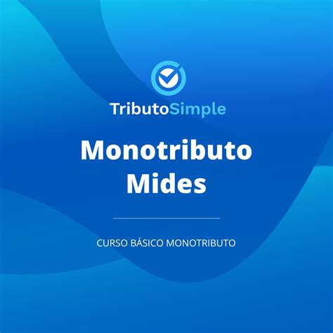 ¿qué Es El Monotributo Social Mides Msm