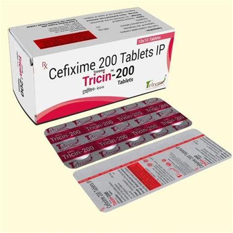 Cefixime 200mg Tablets Broad Spectrum Antibiotic For Bacterial