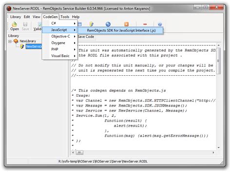 How To Add A Remoting Sdk For Javascript Web Client To Your Server Net