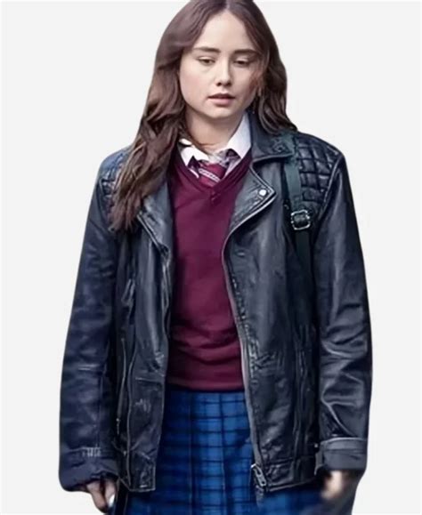 Ruby Stokes The Jetty Black Leather Jacket Hannah Black Jacket