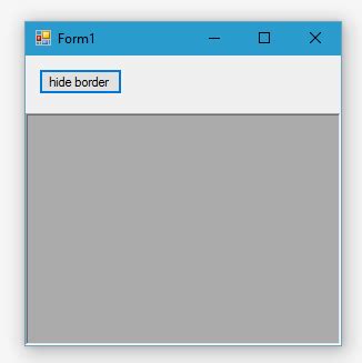 C NET Remove MdiClient Border Without Using PInvoke Methods NET