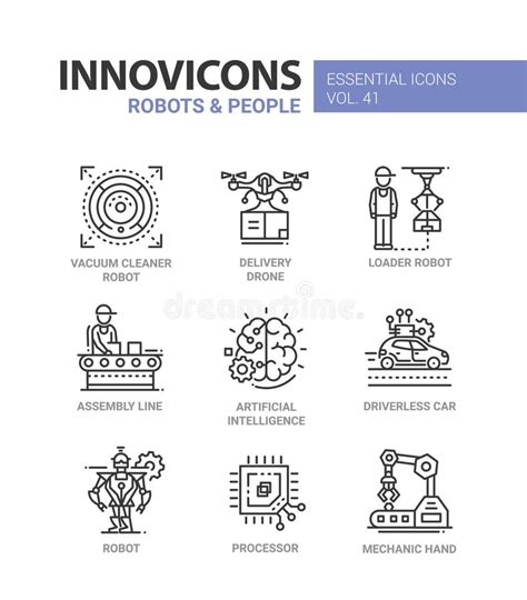 Project Execution Modern Single Vector Line Design Icon Stock Vector