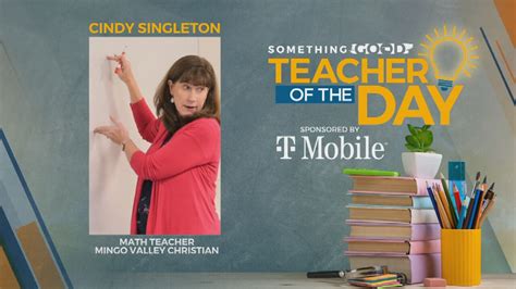 Teacher Of The Day Cindy Singleton