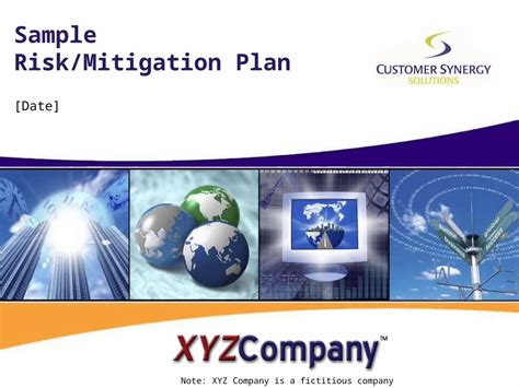 Ppt Sample Risk Mitigation Plan Dokumentips