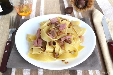 Pappardelle Con Castagne E Speck Ricetta Di Misya