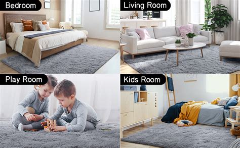Chicrug Soft Area Rugs For Bedroom Living Room Plush Fluffy