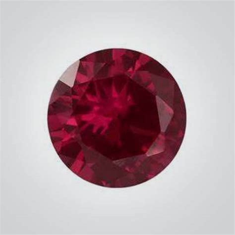 Lab Created Ruby 7 Round Cubic Zirconia Cz Natural And Synthetic
