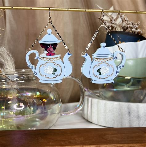 Dormouse Tea Earrings Lassoed Moon