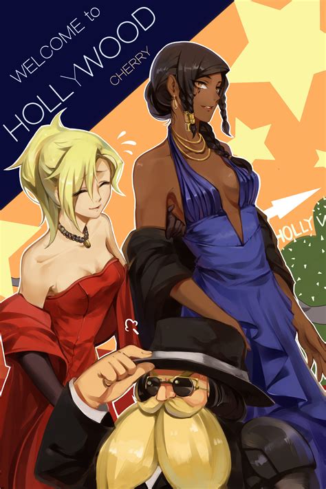 Mercy Pharah And Torbjorn Overwatch And 1 More Drawn By Cherry