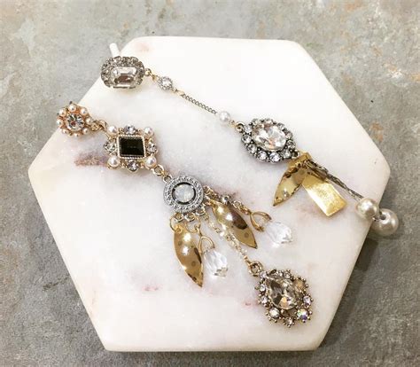 Bonnyfay Handmade Jewelry 커스텀 귀걸이 수업 너무 쉽게 뚝딱 장식을 다 연결해서 깜놀 다양한 재료를