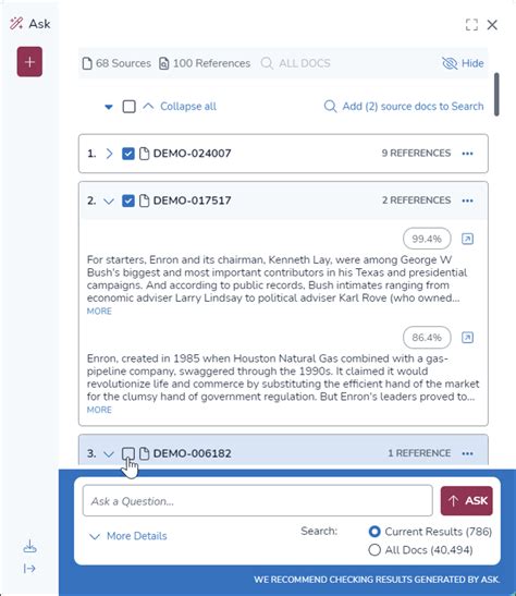 Ask Retrieval Augmented Generation Search