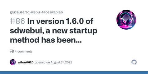 In Version Of Sdwebui A New Startup Method Has Been Introduced Where The Default Behavior