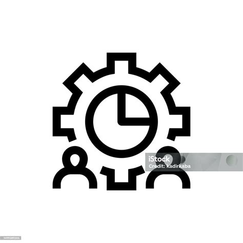 Icône De Ligne De Travail Déquipe Design Pixel Parfait Trait Modifiable