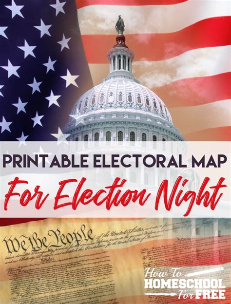 Free Printable Electoral College Map How To Homeschool For Free