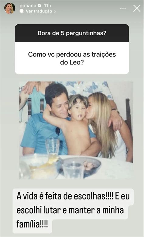 Poliana Rocha faz relato inédito sobre traição de Leonardo