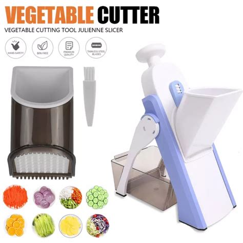 Safe Mandoline Vegetable Slicer Adjustable Vegetable Chopper Mandolin