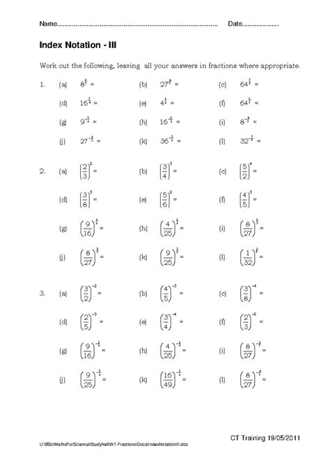 Indices Worksheets Year 8 At Matthew Mendoza Blog
