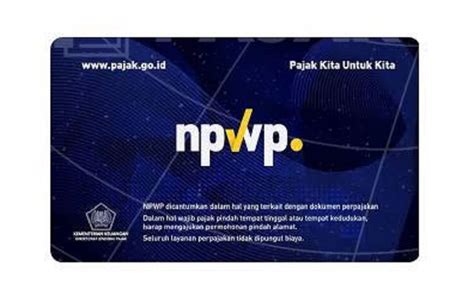 Mengenal NPWP Dan Fungsinya 43 OFF