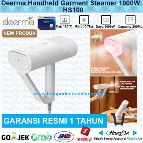 Promo Deerma Gt100 Gt106 Handheld Garment Steamer Portable Setrika Uap