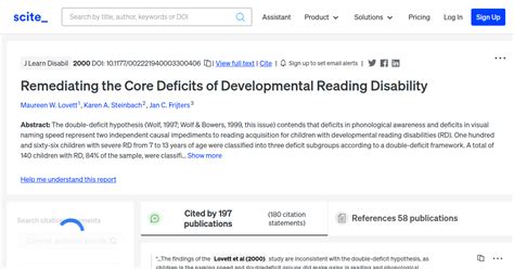 Remediating The Core Deficits Of Developmental Reading Disability