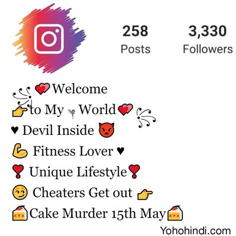 Cập nhật Font Instagram bio mới nhất hiện nay
