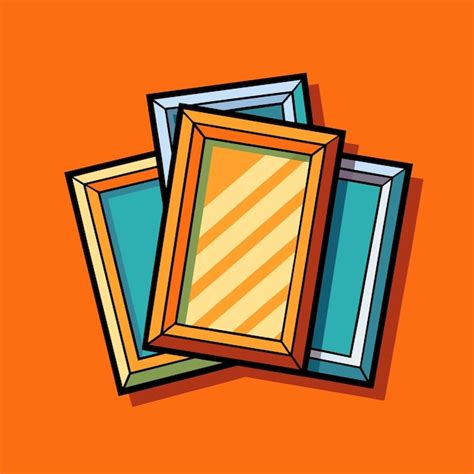 Premium Vector Realistic Blank Photo Frame
