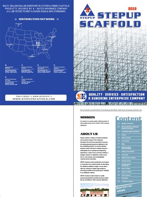Scaffolding Catalog 2013 Pdf Scaffolding Framing Construction
