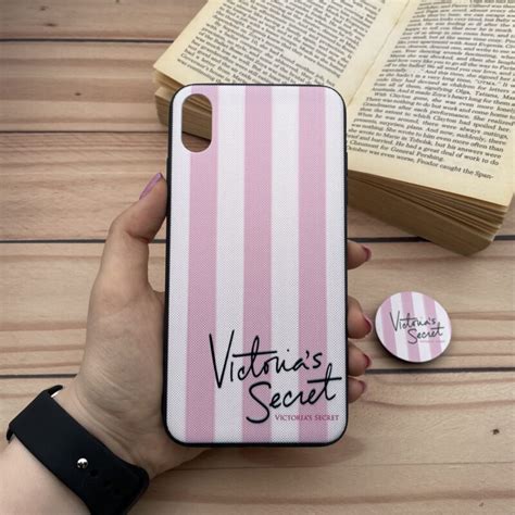 قاب گوشی Iphone Xs Max آیفون فانتزی برجسته سوزنی طرح ویکتوریا سکرت