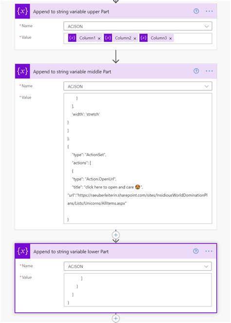How To Create A Faux Table In Adaptive Cards With Power Automate