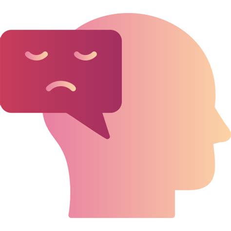 Negative Thinking Generic Flat Gradient Icon Negative Thinking Generic Flat Gradient Icon